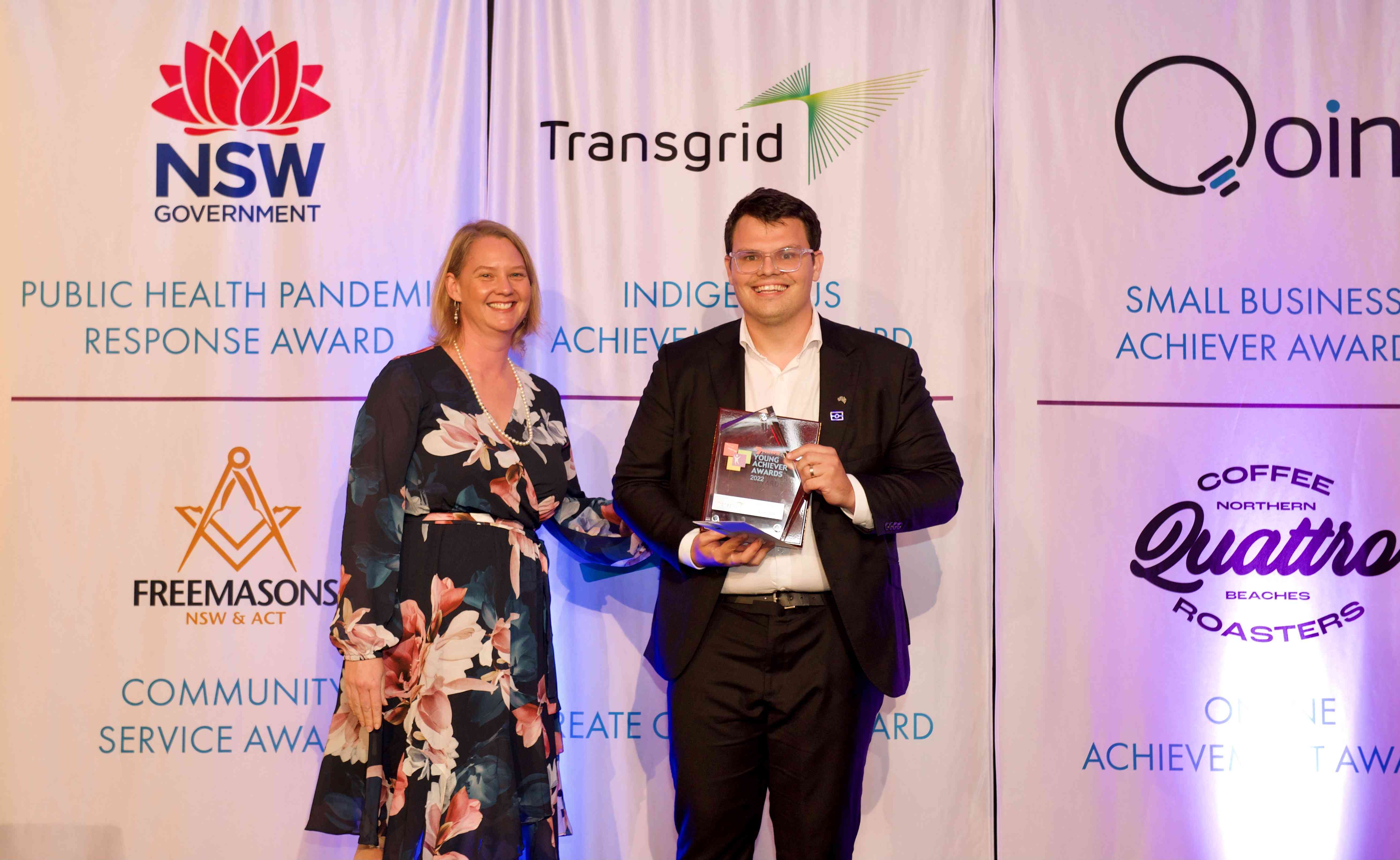Corey Tutt Wins Indigenous Achievement Award | Transgrid