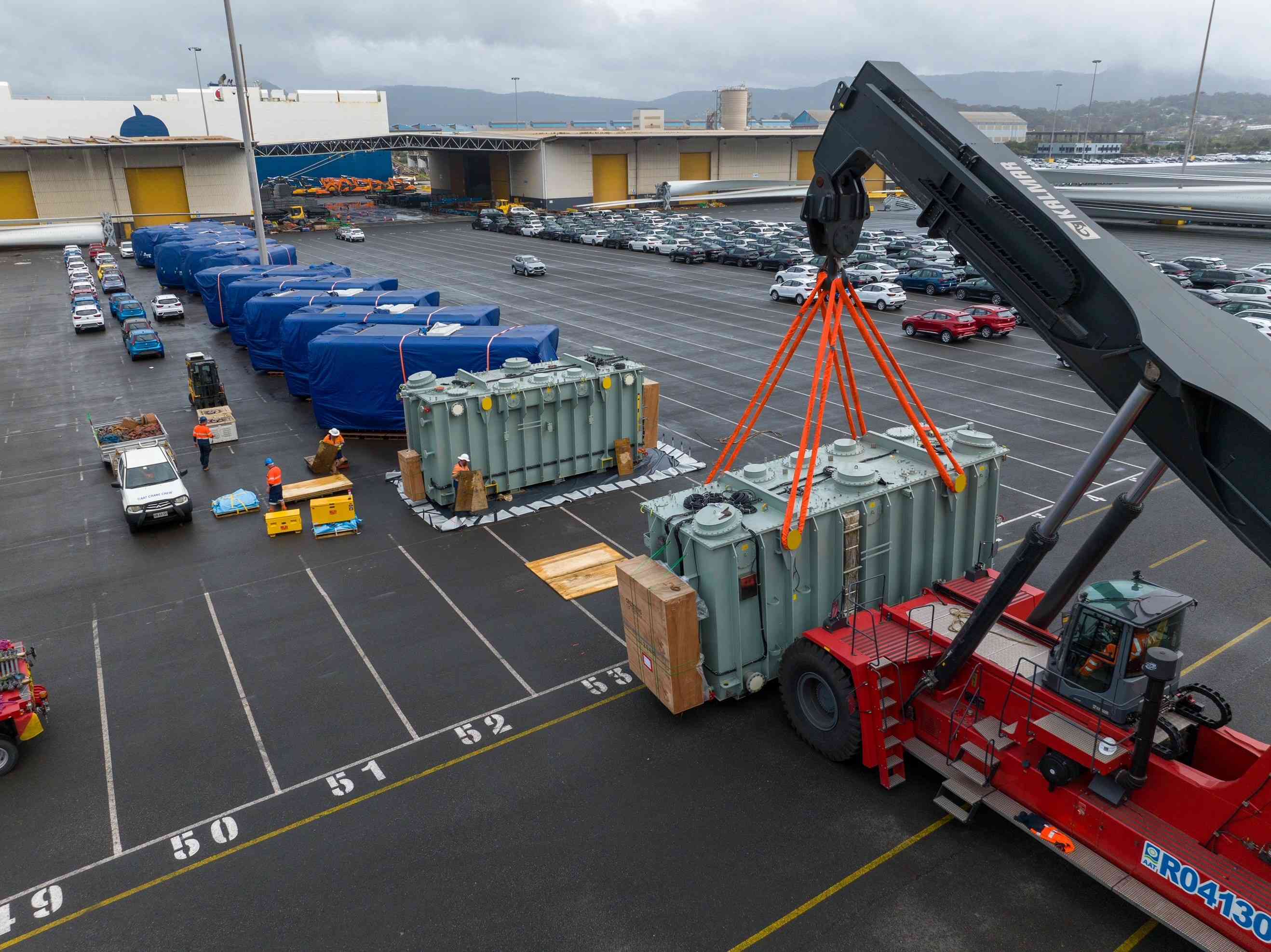 Big Electrical Kit Shipped In for EnergyConnect | Transgrid